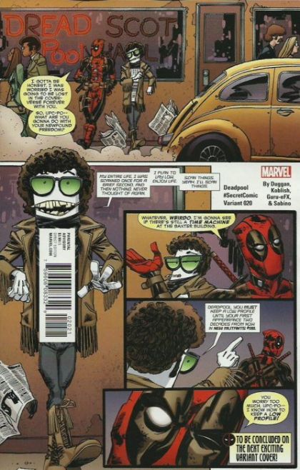 Deadpool (2016) #20 – Variant Scott Koblish Cover – Duncanville ...